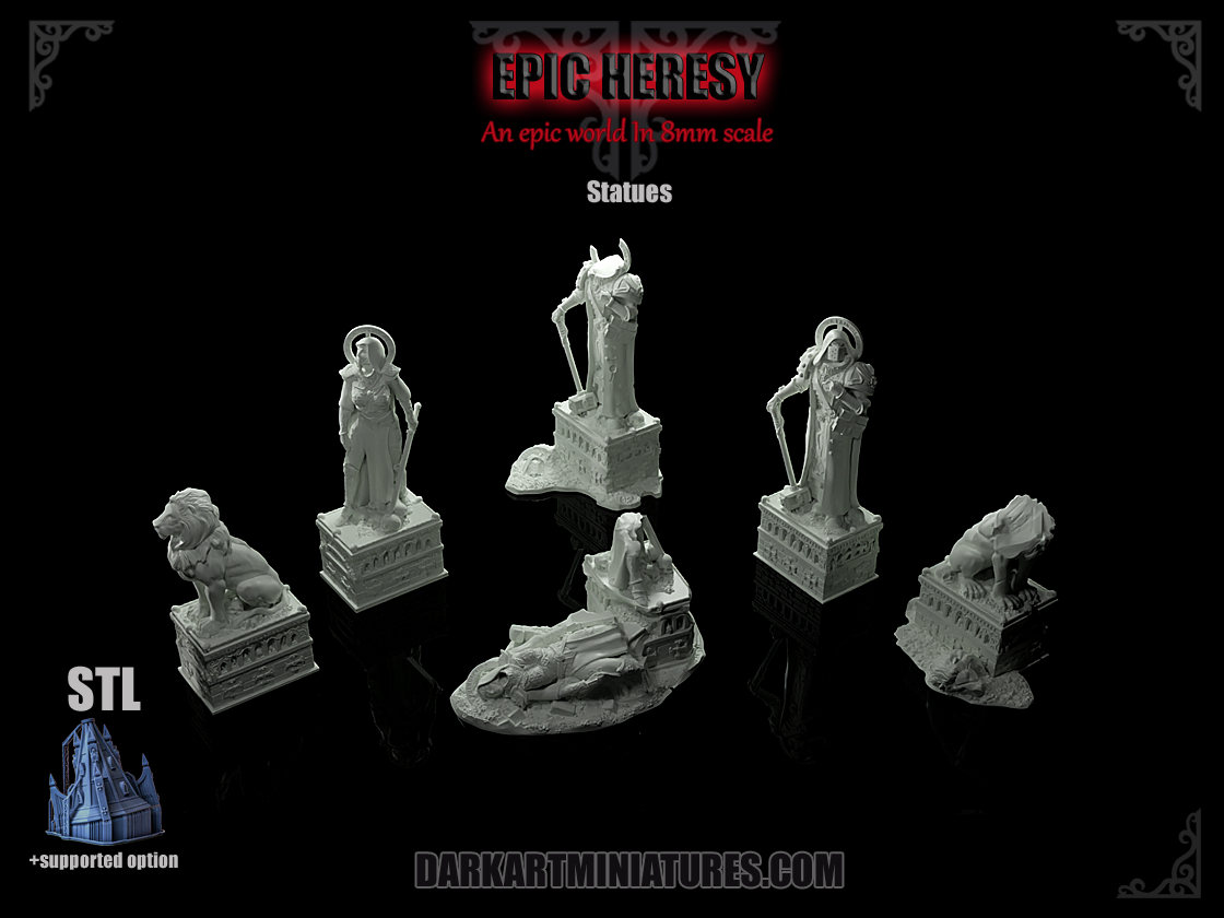 Epic Heresy - Statues set – Metal Oak Casting Studios