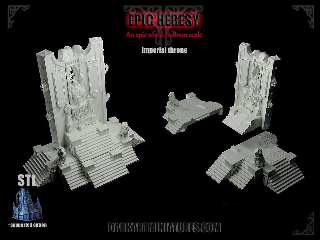 Epic Heresy - Imperial Throne – Metal Oak Casting Studios