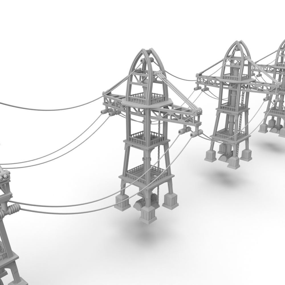 Electricity Pylons – Metal Oak Casting Studios